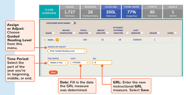 Manually Inputting Reading Levels into Literacy Pro – Scholastic ...