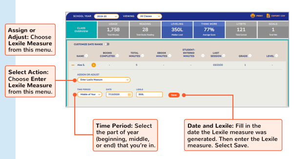 Manually Inputting Reading Levels into Literacy Pro – Scholastic ...